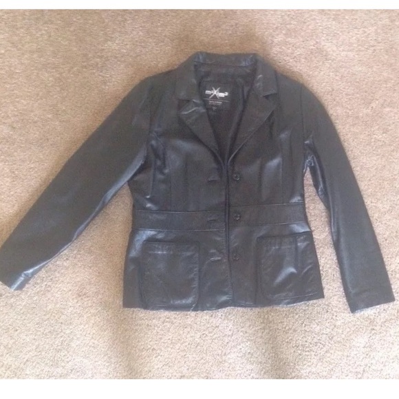 Maxima | Jackets & Coats | Black Leather Maxima Wilsons Leather Jacket ...